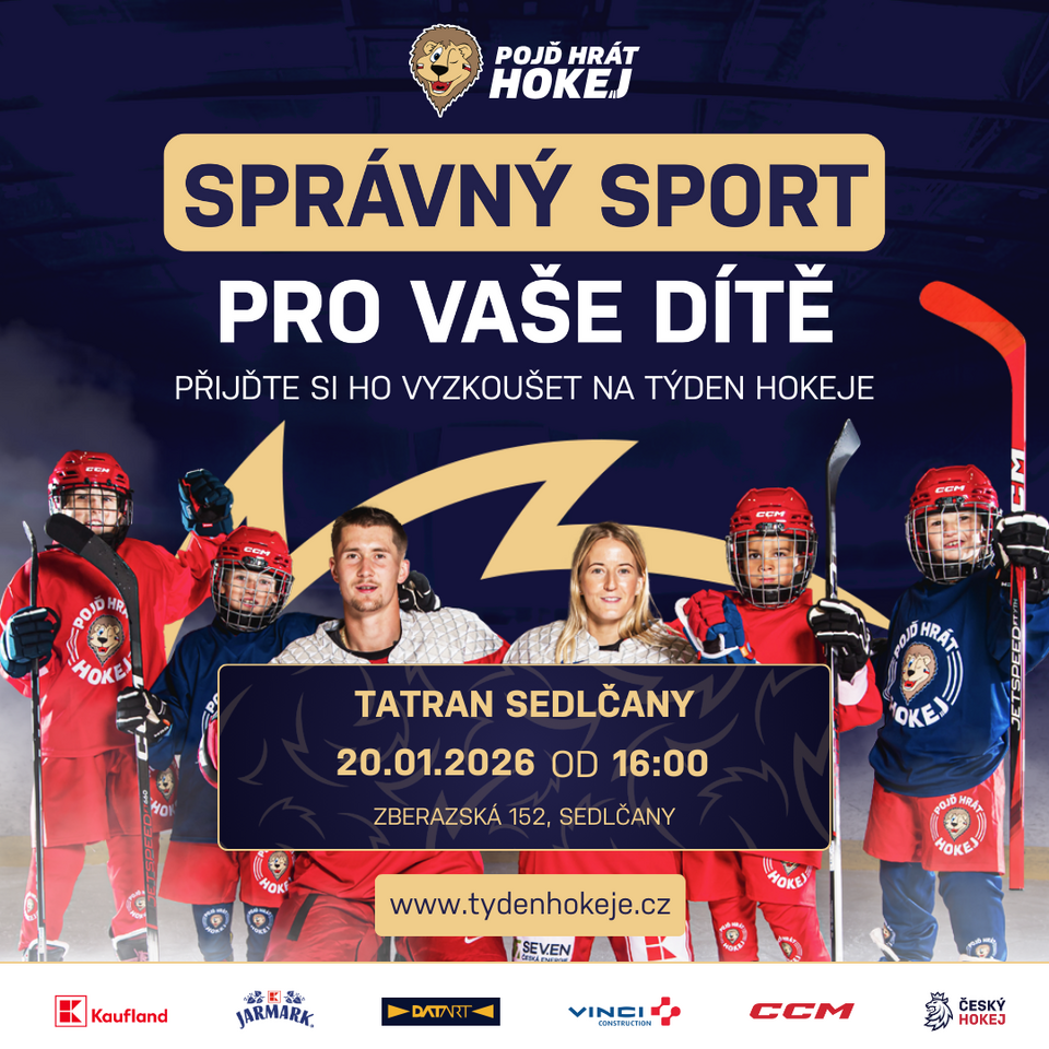 TJ Tatran Sedlčany | pojd hrat hokej 2026 leden
